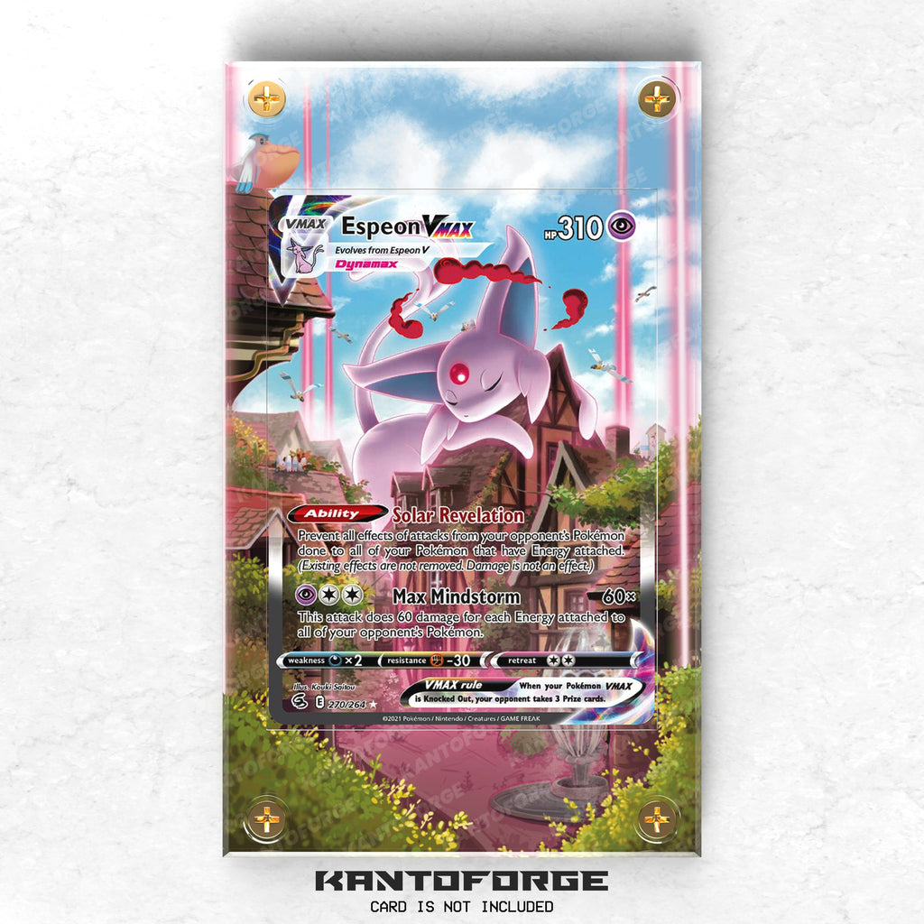 Espeon VMAX 270/264 - Pokémon Extended Artwork Display Case – KantoForge