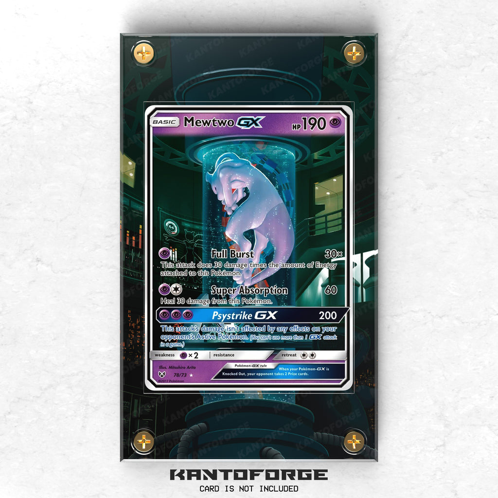 Mewtwo GX 78/73 - Pokémon Extended Artwork Display Case – KantoForge