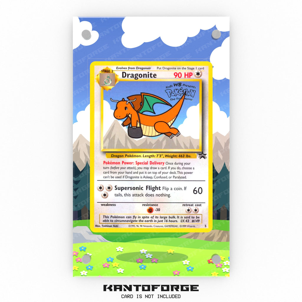 Dragonite 005 - Pokémon Extended Artwork Display Case – KantoForge