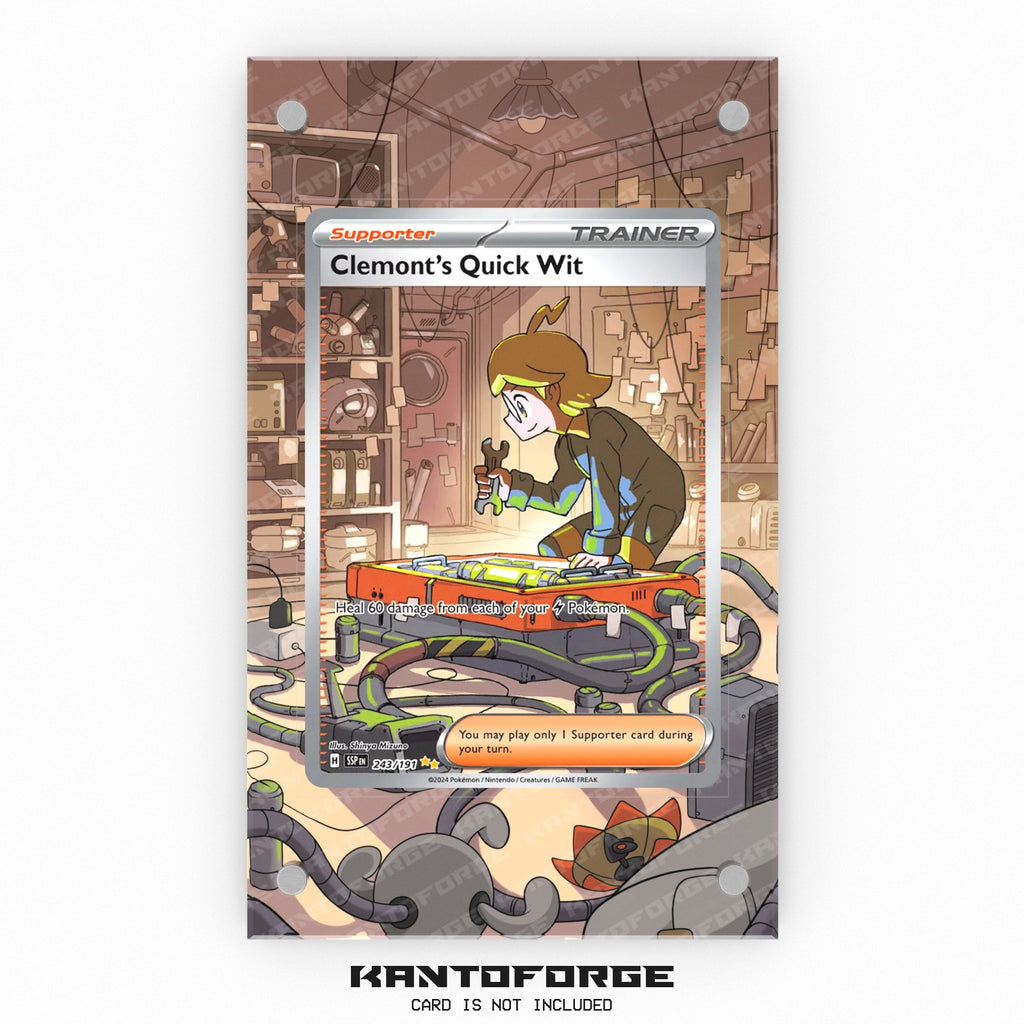 Clemont's Quick Wit 243/191 - Pokémon Extended Artwork Display Case ...